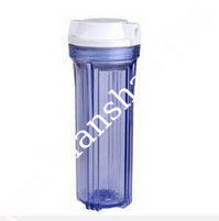 water treatment Clear Plastic 10" filter housing for prefiltration