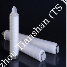 40 inch / 5.0 micron Polypropylene membrane / PP Pleated Filter Cartridge / Suitable for prefiltration