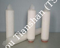 40 inch / 0.65micron Polypropylene membrane / PP Pleated Filter Cartridge / Suitable for prefiltration