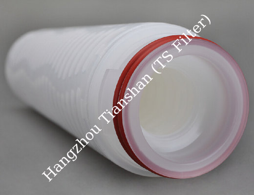 Wine / Beer 1 micron Sterilizing Grade Filter ,  10inch 226 Flat endcap PP Pleated Filter Cartridge