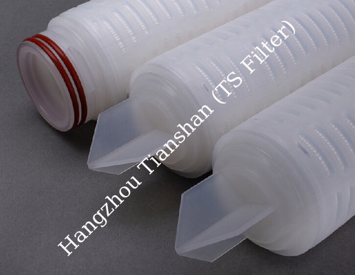 20 inch / 10.0 micron Polypropylene membrane / PP Pleated Filter Cartridge / micron candle filter