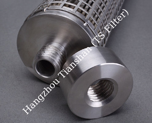 pleated stainless steel filter cartridge , 30 inch / 5 micron ss Filter Cartridge for liquid filtration