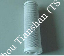20 inch & 10 micron Block Carbon / Activated Carbon Filter Cartridge for liquid filtration