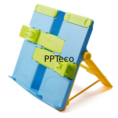 Portable Blue ABS Plastic Book stand Reading Bookstand Book Holder Cookbook Stand Music Song Score Holder Magazine Stand