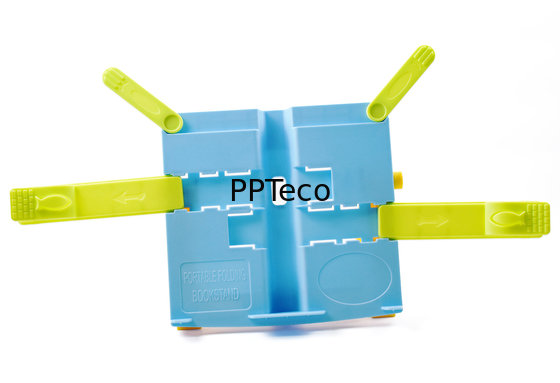 Portable Blue ABS Plastic Book stand Reading Bookstand Book Holder Cookbook Stand Music Song Score Holder Magazine Stand