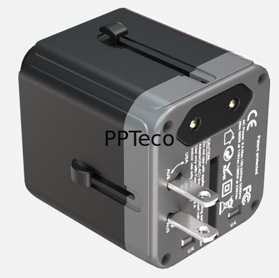 All-in-One Travel Adapter Universal World Travel Plug with Type-C Port 3500mA Travel Adapter
