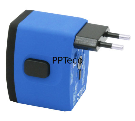 Travel Adapter Worldwide All-in-One Universal US UK EU AU Plugs Global Travel Adapter with 4 USB