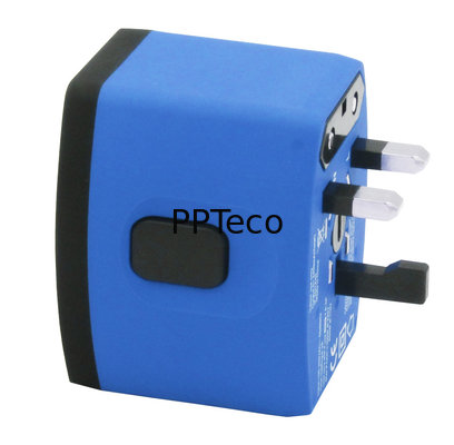 Travel Adapter Worldwide All-in-One Universal US UK EU AU Plugs Global Travel Adapter with 4 USB