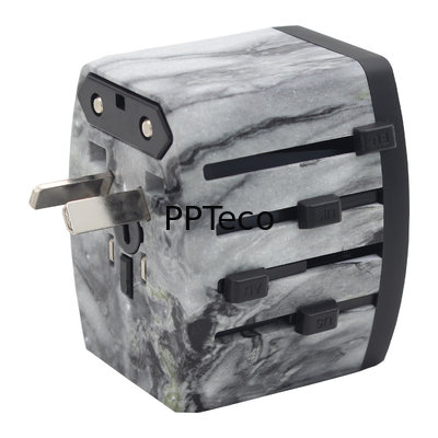 AC/DC Travel Adapter US UK EU AU Universal Multi-Plug Travel Adapter with 3 USB and 1 Type-C Charger Ports