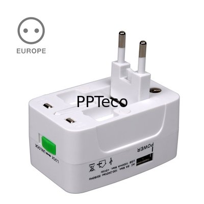Good Promotional Item All-in-One Universal Travel Power Adapter Home Hotel Wall Charger Travel Adapter
