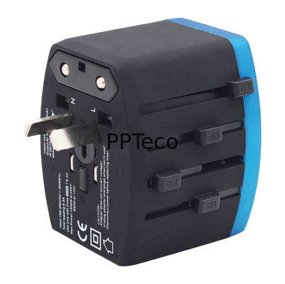 World Universal Travel Adapter with 3 USB US UK EU AU Worldwide Travel Adapter