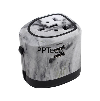 2019 Latest Electrical Smart USB Adapter Socket Universal Travel Charger 2 USB with UK US AU EU Plug Adaptor