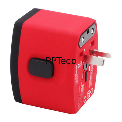 Worldwide Power Converter Universal Travel Plug Adapter All in One 4 USB Travel Adapter