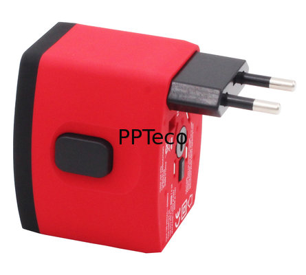 Worldwide Power Converter Universal Travel Plug Adapter All in One 4 USB Travel Adapter