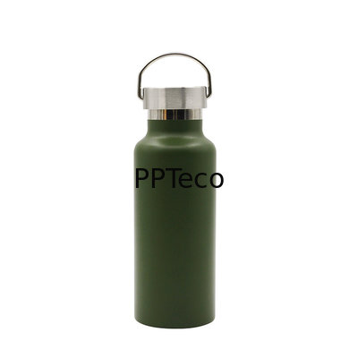 2019 Promotional Leak Proof Outdoor Cola Shaped Powder Coating Sports Vacuum Insulated Stainless Steel Water Bottle