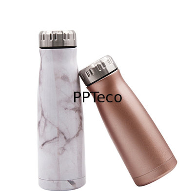 Vacuum Flask Water Bottle Marble Cold and Hot 550ml Stainless Steel Double Wall Water Bottle