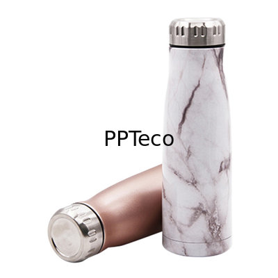 Vacuum Flask Water Bottle Marble Cold and Hot 550ml Stainless Steel Double Wall Water Bottle