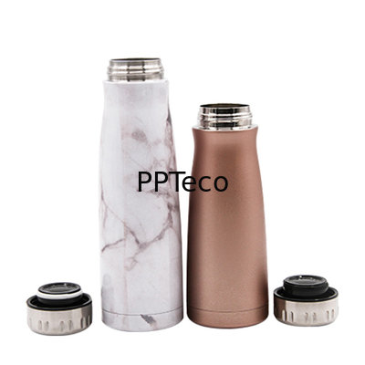 Vacuum Flask Water Bottle Marble Cold and Hot 550ml Stainless Steel Double Wall Water Bottle