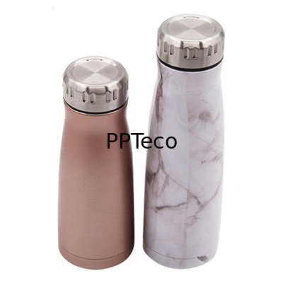 Vacuum Flask Water Bottle Marble Cold and Hot 550ml Stainless Steel Double Wall Water Bottle