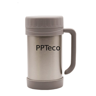 Stable non-slip silica gel base 450ml double wall vacuum cup flask made in china