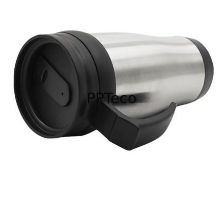 Eco-friendly inner plastic stainless steel travel mug coffee tumbler cup