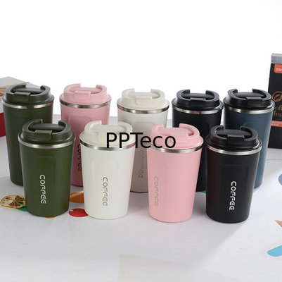 Modern Luxury hot and cool eco reusable double wall vacuum sealed insulated metal stainless steel travel coffee mug