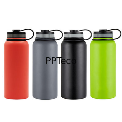 18/8 304 reusable wide mouth vacuum insulated bpa free thermos bottle stainless steel sport water bottle