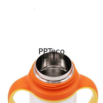 kids insulate vacuum stainless steel drink water bottle with straw