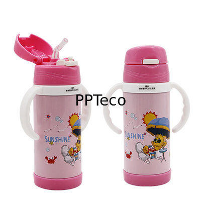 Kids cartoon stainless steel vacuum bottles outdoor travel water drinking bottle