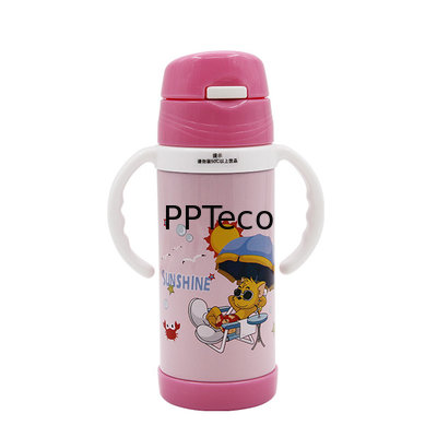 Kids cartoon stainless steel vacuum bottles outdoor travel water drinking bottle