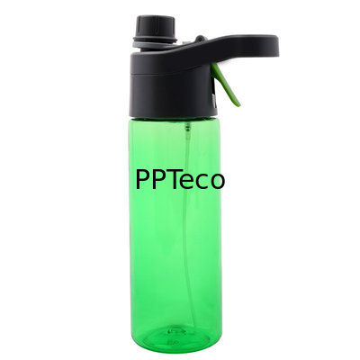 600ML Mist Spray Tritan BPA Free Plastic Water Bottle
