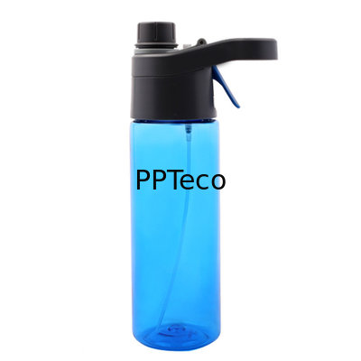 600ML Mist Spray Tritan BPA Free Plastic Water Bottle