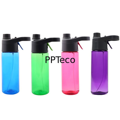 600ML Mist Spray Tritan BPA Free Plastic Water Bottle