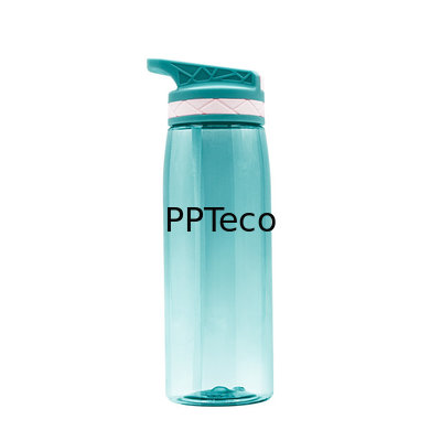 Reusable Tritan BPA Free Plastic Water Bottle for Sports with Pop Up Straw