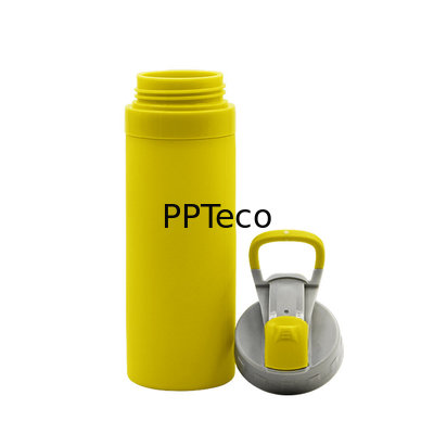 Customized promotional multi-colors outdoor silicone material collapsible foldable water bottle