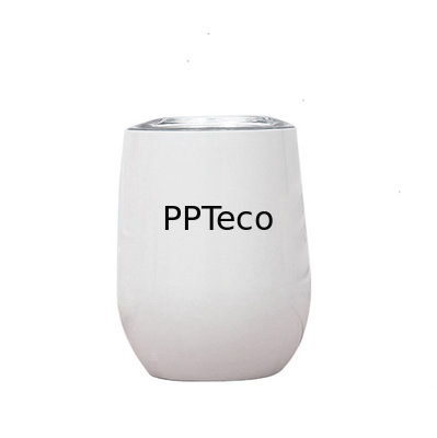 Wine Glass Tumbler with Lid Vacuum Insulated Travel Tumbler Cup for wine