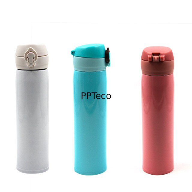 450 ML Leak Proof Double wall thermal bottle stainless steel vacuum flask with hand open lid