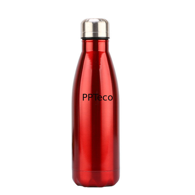 2019 New metal stainless steel hot and cold Sport water bottle bpa free
