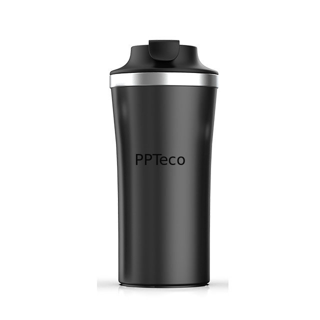 Personalized leak proof sports travel mug double wall no vacuum insulated stainless steel tumbler