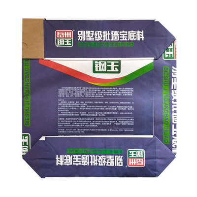Durable 15kg Multiwall Paper Bags / Cement Packaging Bags Moisture Proof