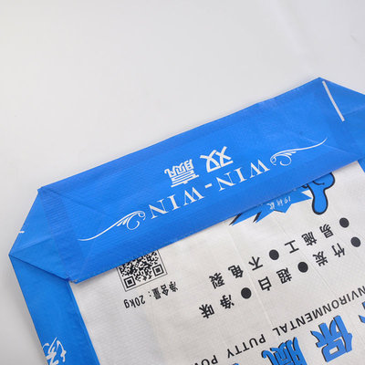 Valve Type PP Cement Bags , Polypropylene Woven Putty Powder Packaging Bag