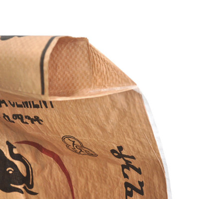 Polypropylene PP Cement Bags with Valve Water Resistant Gravure Printing 50kg