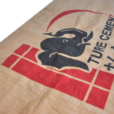 Polypropylene PP Cement Bags with Valve Water Resistant Gravure Printing 50kg