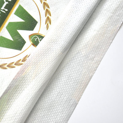 5kg 10kg 20kg Polypropylene Rice Bags , Bopp Plastic Bags For Rice Packaging