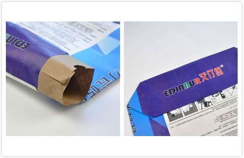 15kg Kraft Paper Valve Type Packaging Bag For Ceramic Tile Adhesive And Cement