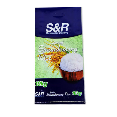 PP Laminated Woven Sacks With Handle ,  Rice / Animal Feed Packaging Bags