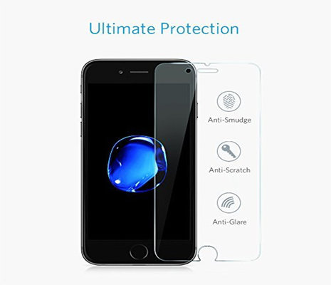 2.5D Double Tempered Mirror Glass Phone Protector , Shatterproof Phone Screen Protector 
