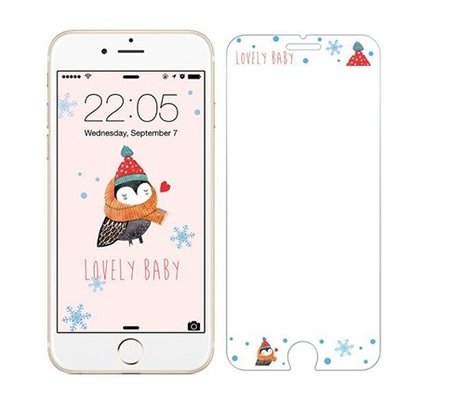 2.5D Scratch Proof Colored Screen Protector IPhone 6/7/8 HD 0.26mm/0.33mm Thickness
