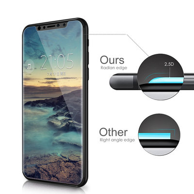 Anti Radiation HD Clear Smartphone Glass Screen Protector Sensitive Touch Mirror Function