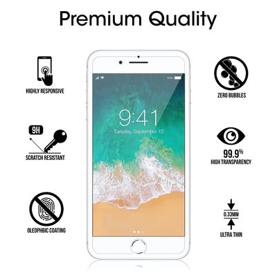 Daily Protection Full Screen Iphone 6s Screen Protector , Smudge Free Screen Protector Iphone 6 7 8